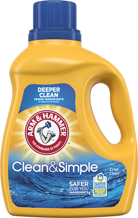 ARM & HAMMER Clean & Simple, Crisp Clean Liquid Laundry Detergent ...