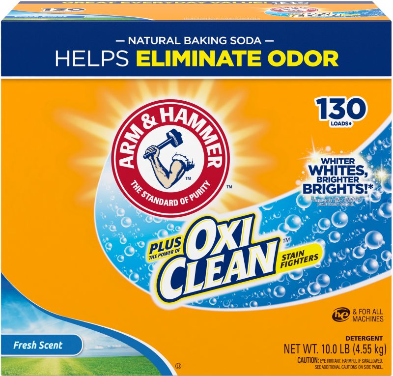 ARM & HAMMER™ Powder Laundry Detergent plus OxiClean™ Stain Fighters ...